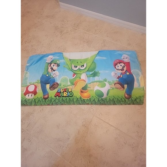 Nintendo | Bath, Skin & Hair | Super Mario Yoshi Hooded Towel | Poshmark